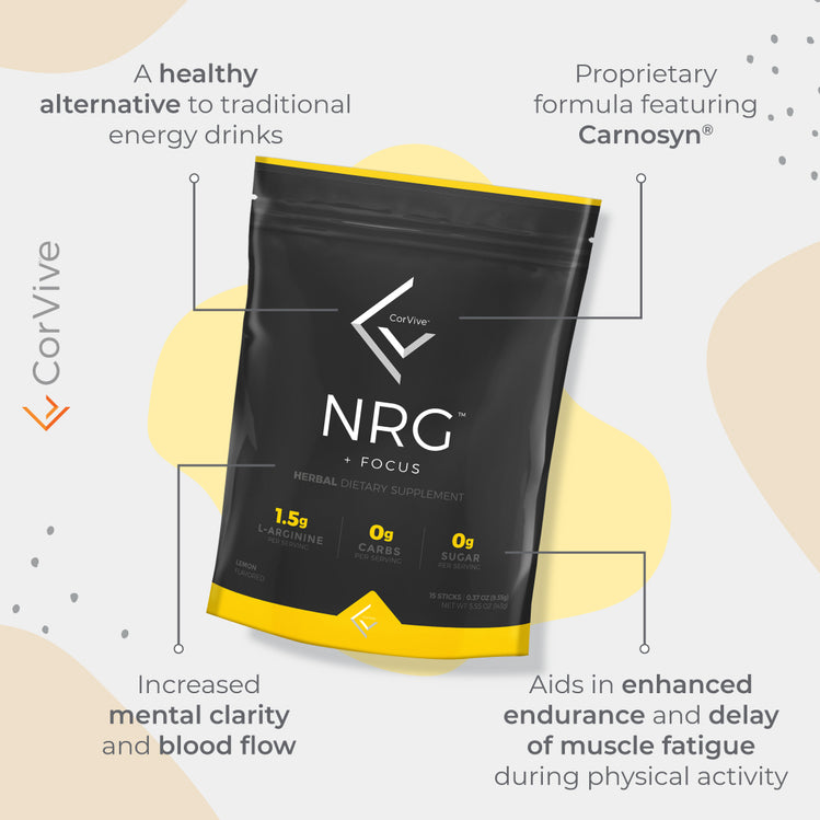 Carnosyn's Athletic Performance Edge with CorVive NRG + Focus