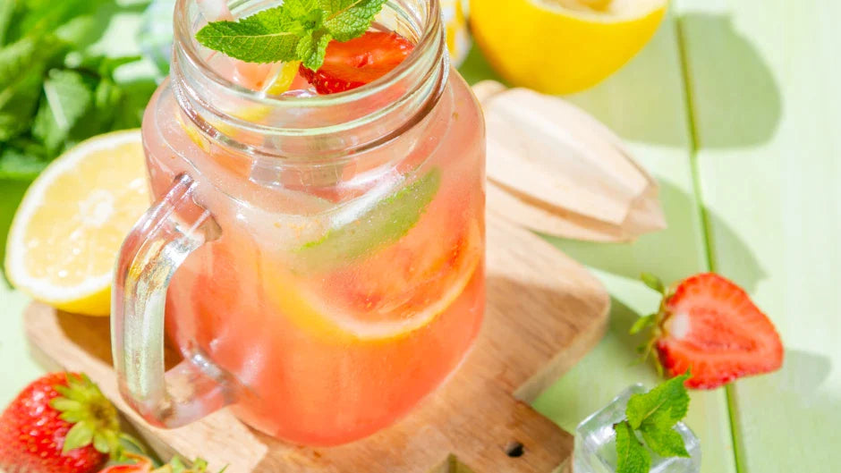 Strawberry Kiwi Cor Hydrate Refresher Mocktail Hydration Recipe