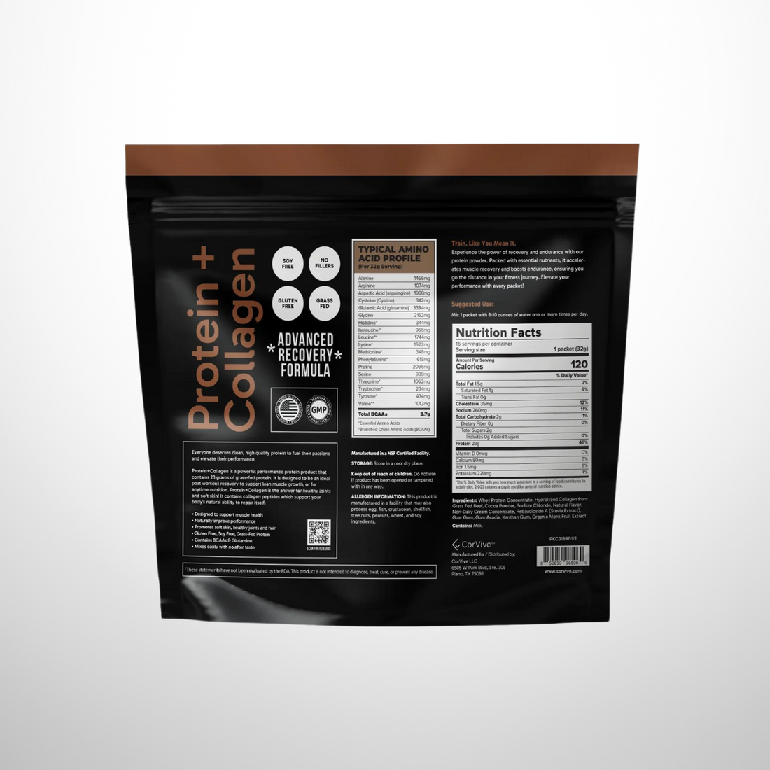 Protein and Collagen Powder by CorVive in Chocolate and Vanilla