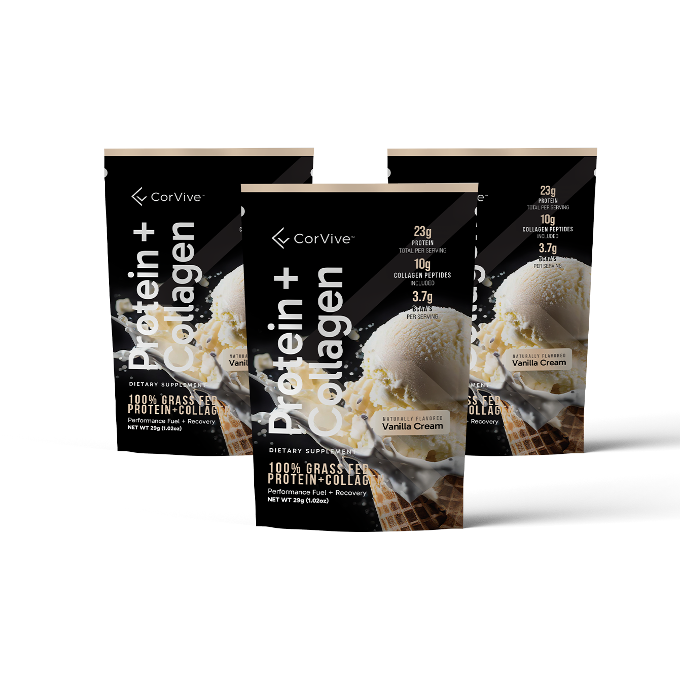 Protein and Collagen Powder by CorVive in Chocolate and Vanilla